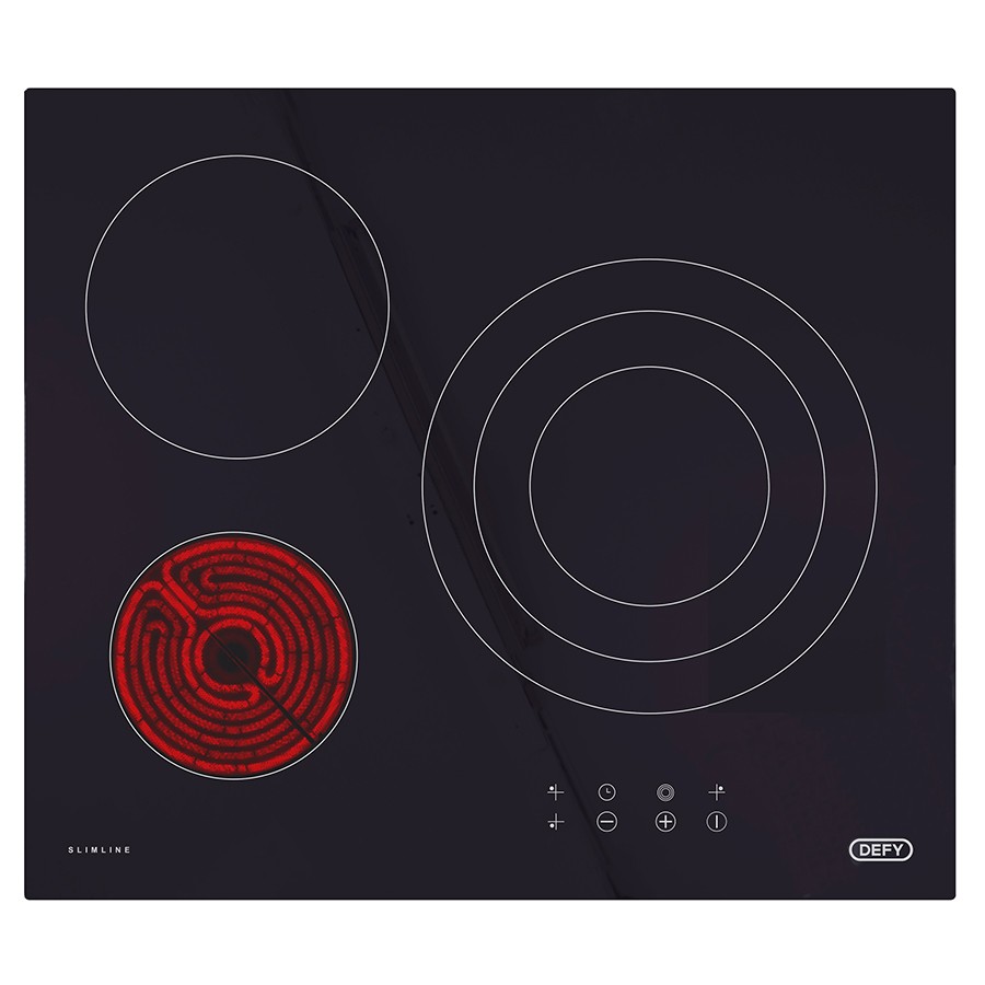 Defy Ceran Hob, Vitroceramic Black DHD601 - TV Sales & Home