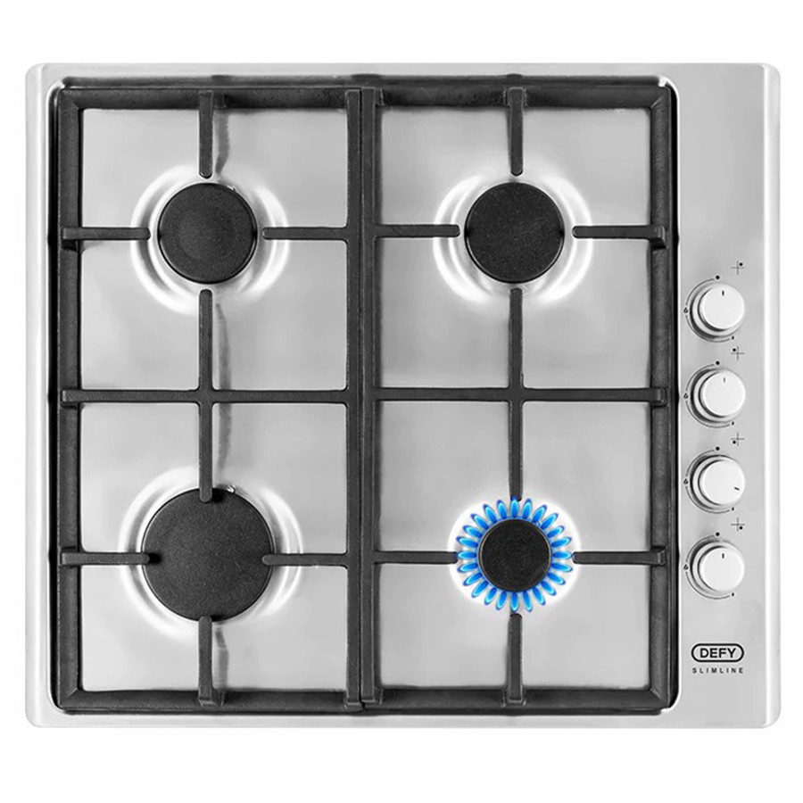 Defy Hob 900mm 4Burner Gas 1wok Glass Black DHG931 - TV Sales & Home