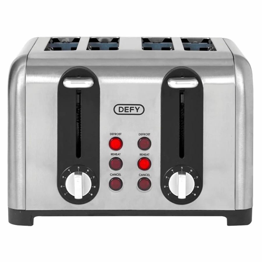 Defy Toaster, 4-Slot Stainless Steel, TA4203S - TV Sales & Home