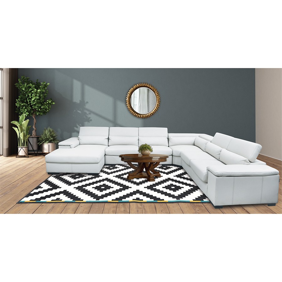 Kingston 6 Seater Mocca Lounge Suite - TV Sales & Home