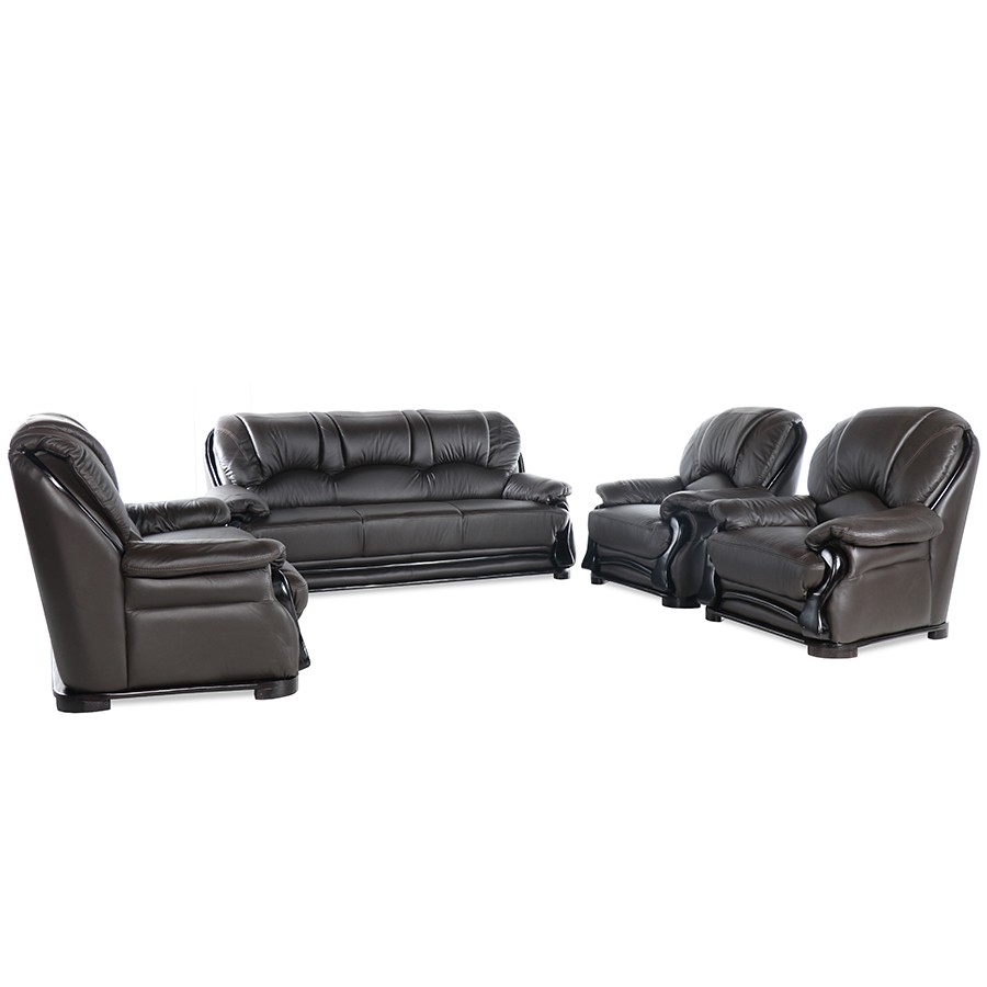 Kingston 6 Seater Mocca Lounge Suite - TV Sales & Home