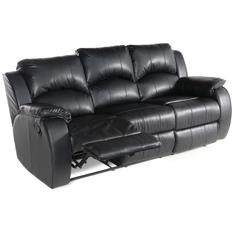 Santiago 6 Seater Buck Skin Fabric Chocolate And Steel Lounge Suite ...