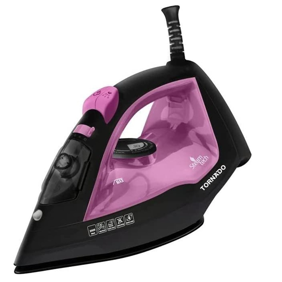 Tornado Steam Iron 2000W Pink, TST-2000C - TV Sales & Home