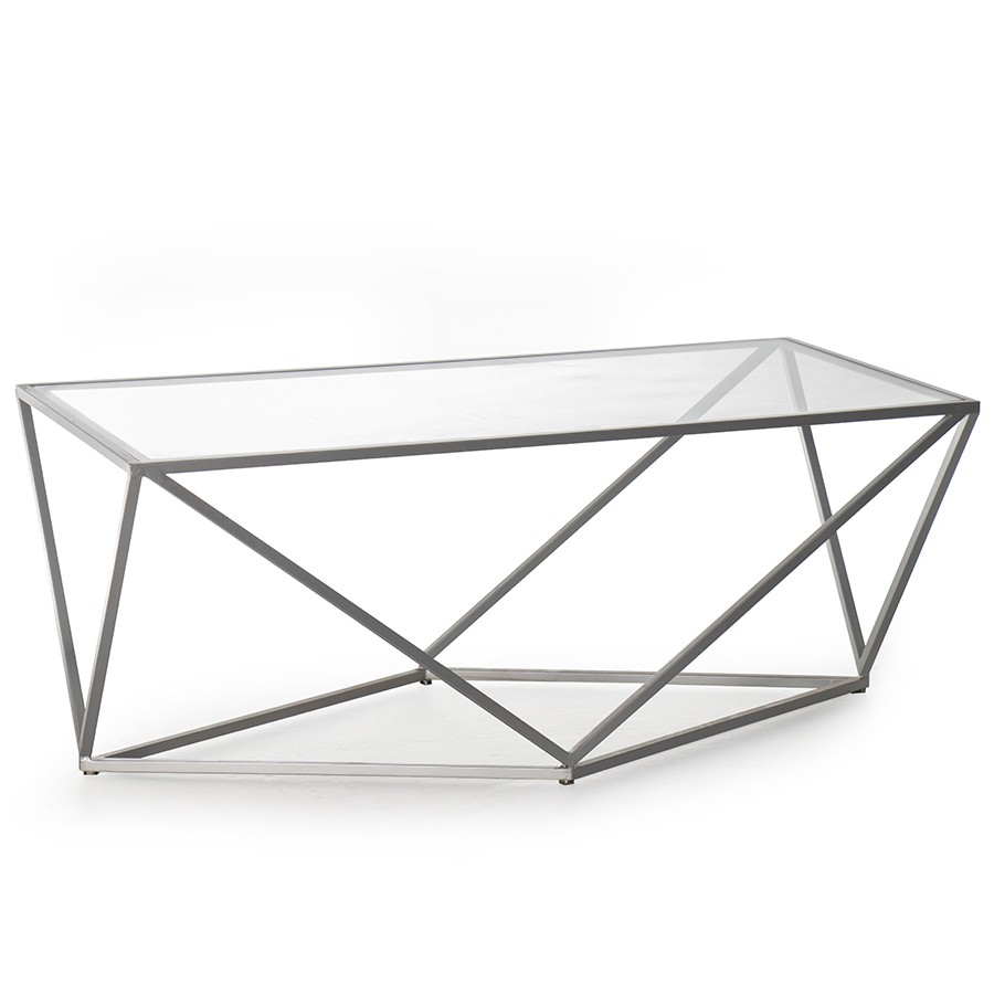 Diamond Glass Grey Coffee Table - TV Sales & Home