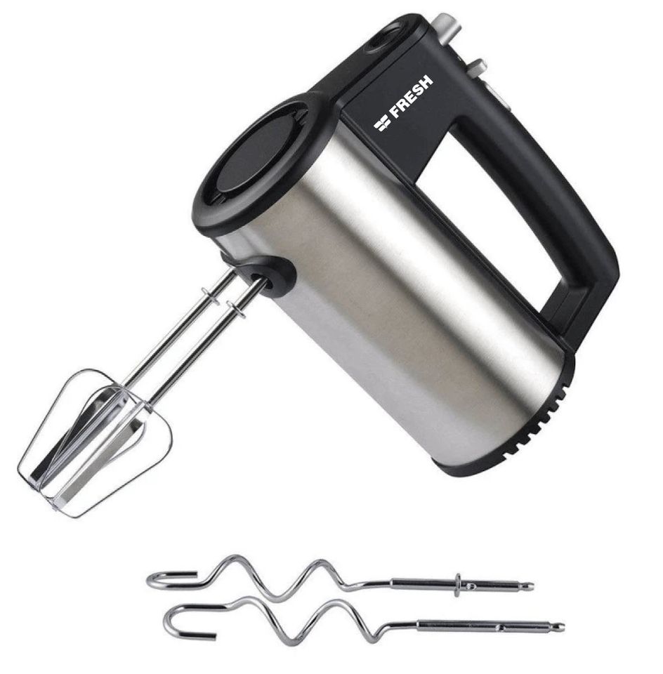 Fresh 400W 5 Speed Mixer Stainless Steel Beaters - TV Sales & Home