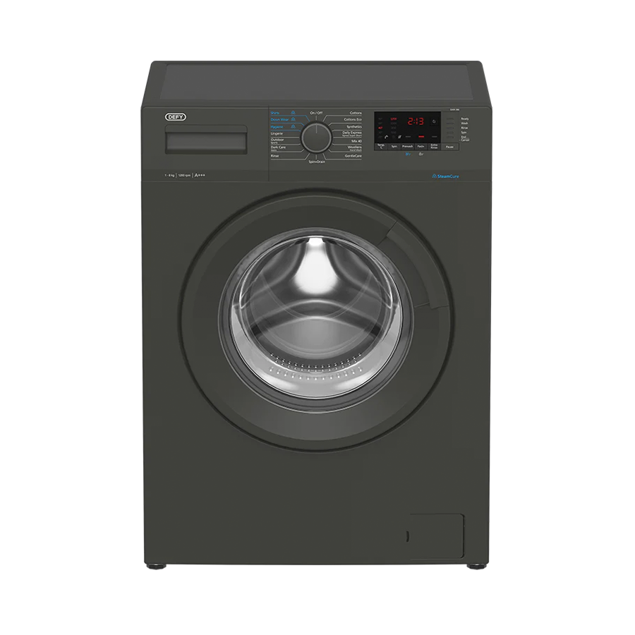 Defy 8kg Front Loader Manhattan Grey DAW386 - TV Sales & Home