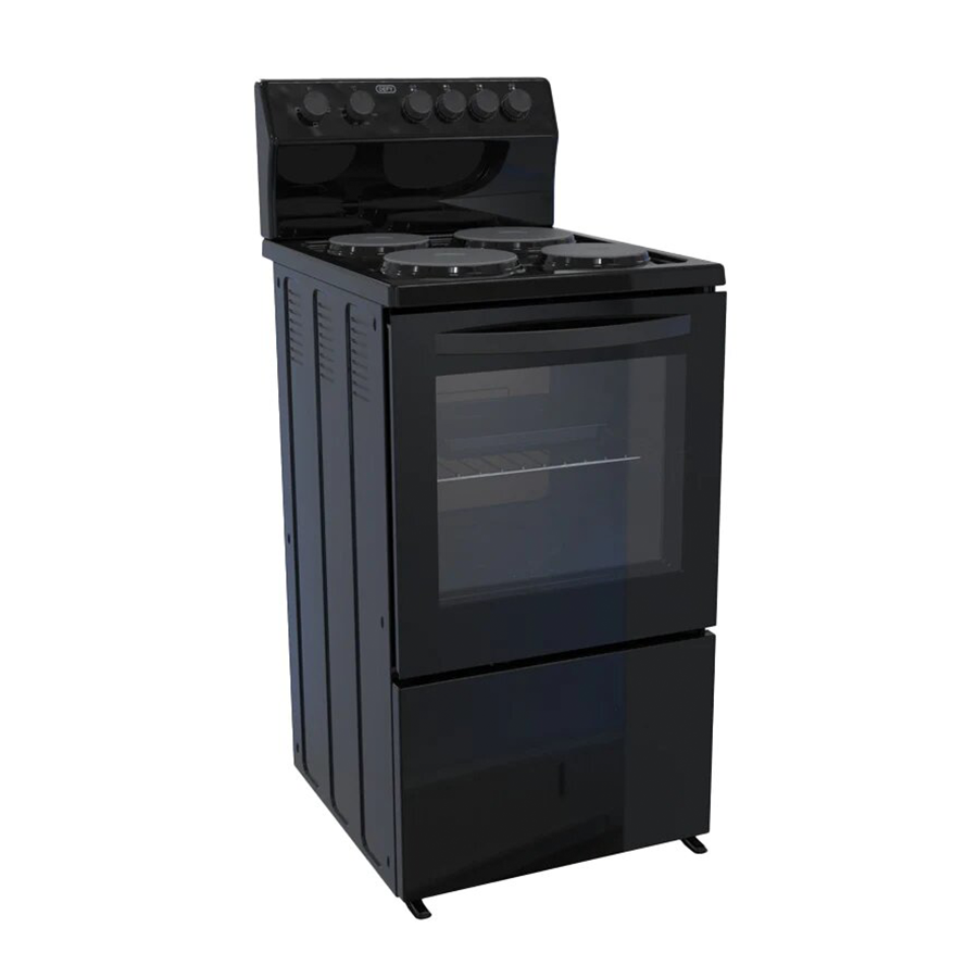 Defy 60cm Compact Electric Black DSS556 - TV Sales & Home